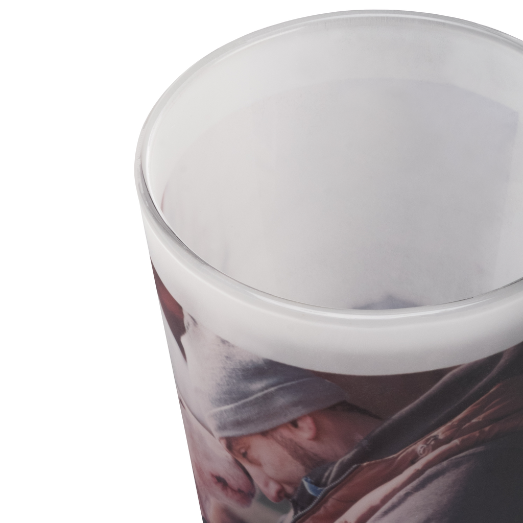 Frosted Custom Photo Pint Glass 16 Oz Photo Book Press