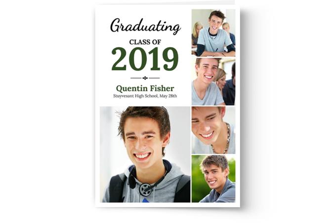 High School Graduation Announcement Postcards
